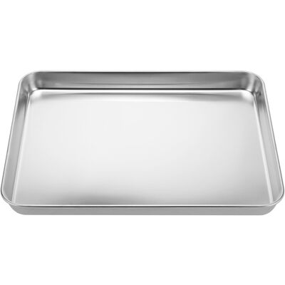 Mareld Plade med rist, 31,5 x 24,5 cm, rustfrit stål | KitchenOne